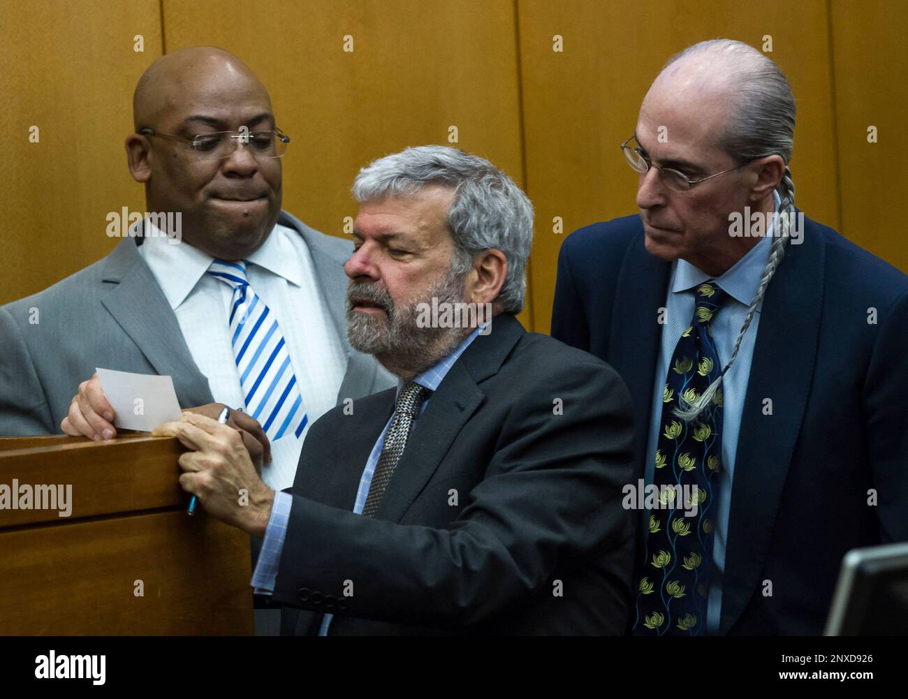 Fulton County Chief Assistant District Attorney Clint Rucker, left ...