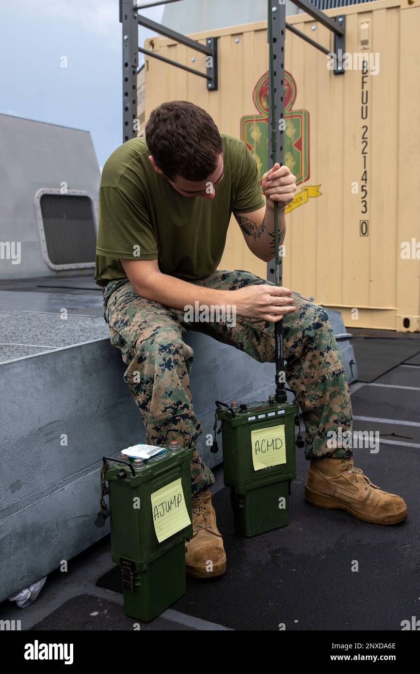 INDIAN OCEAN (Jan. 17, 2023) – U.S. Marine Corps Lance Cpl. James ...