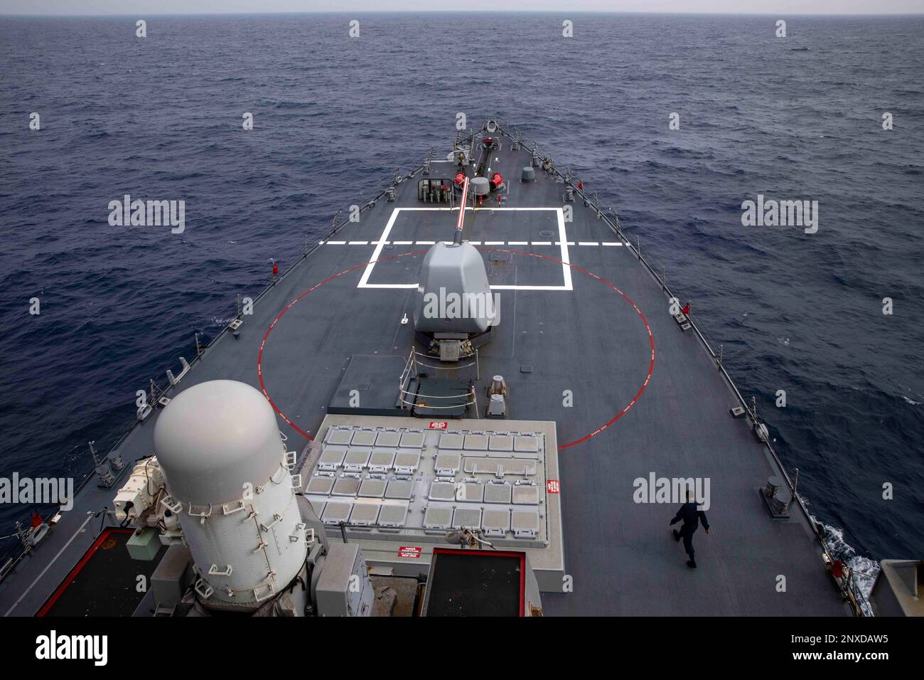 230206-N-SN516-1051 SOUTH CHINA SEA (Feb. 6, 2023) The Arleigh Burke ...