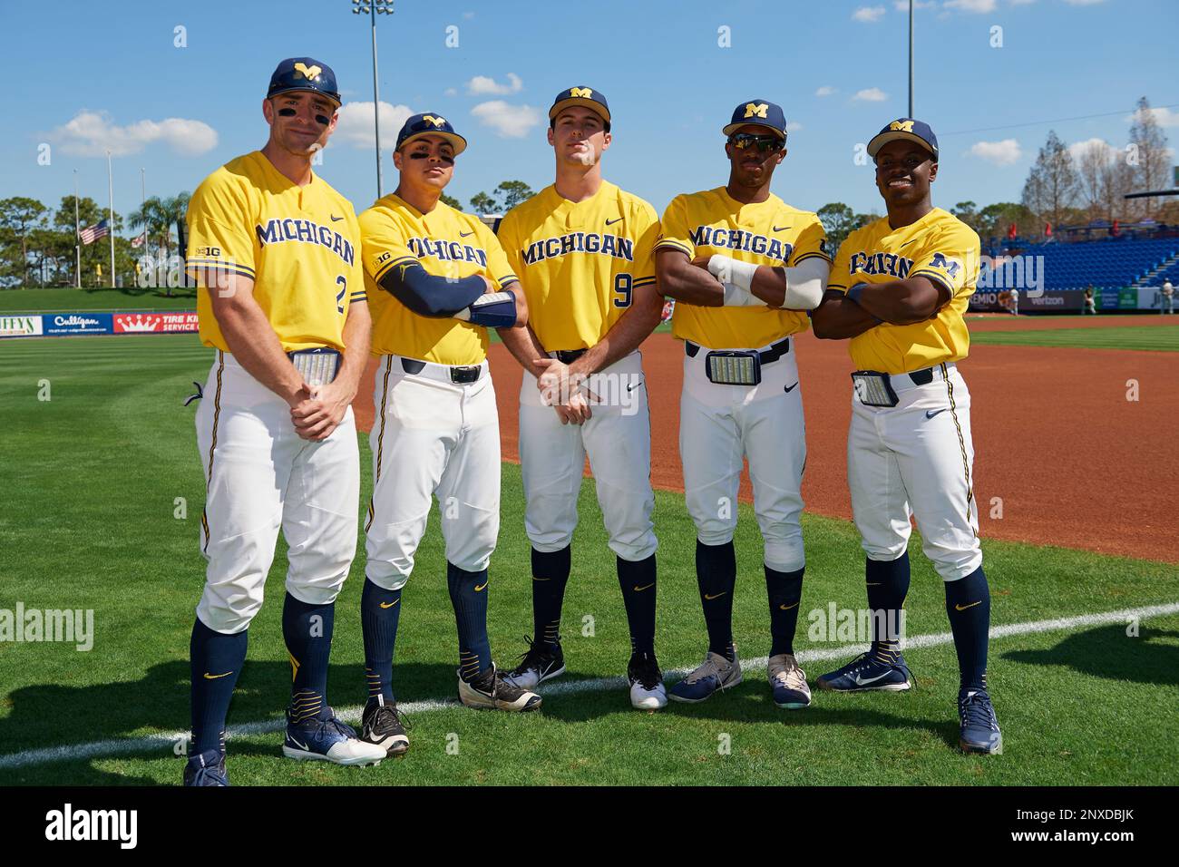 Michigan Wolverines Jonathan Engelmann (2), Hector Gutierrez (24 ...