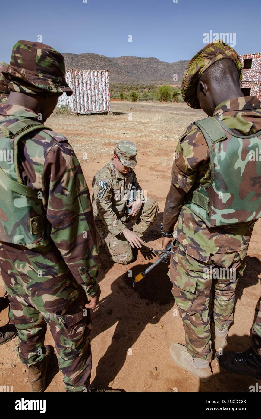 U.S. Army Staff Sgt. Tyler Kinney, a platoon sergeant with 720th ...