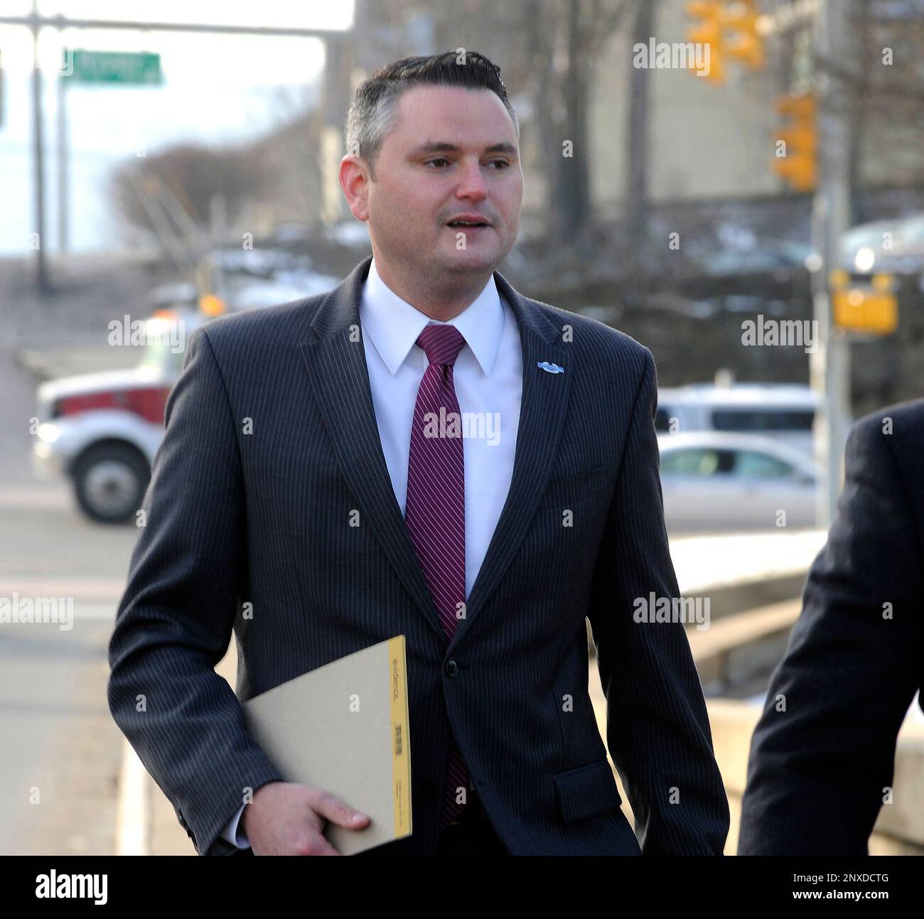 Pennsylvania State Representative Nick Miccarelli arrives for a ...