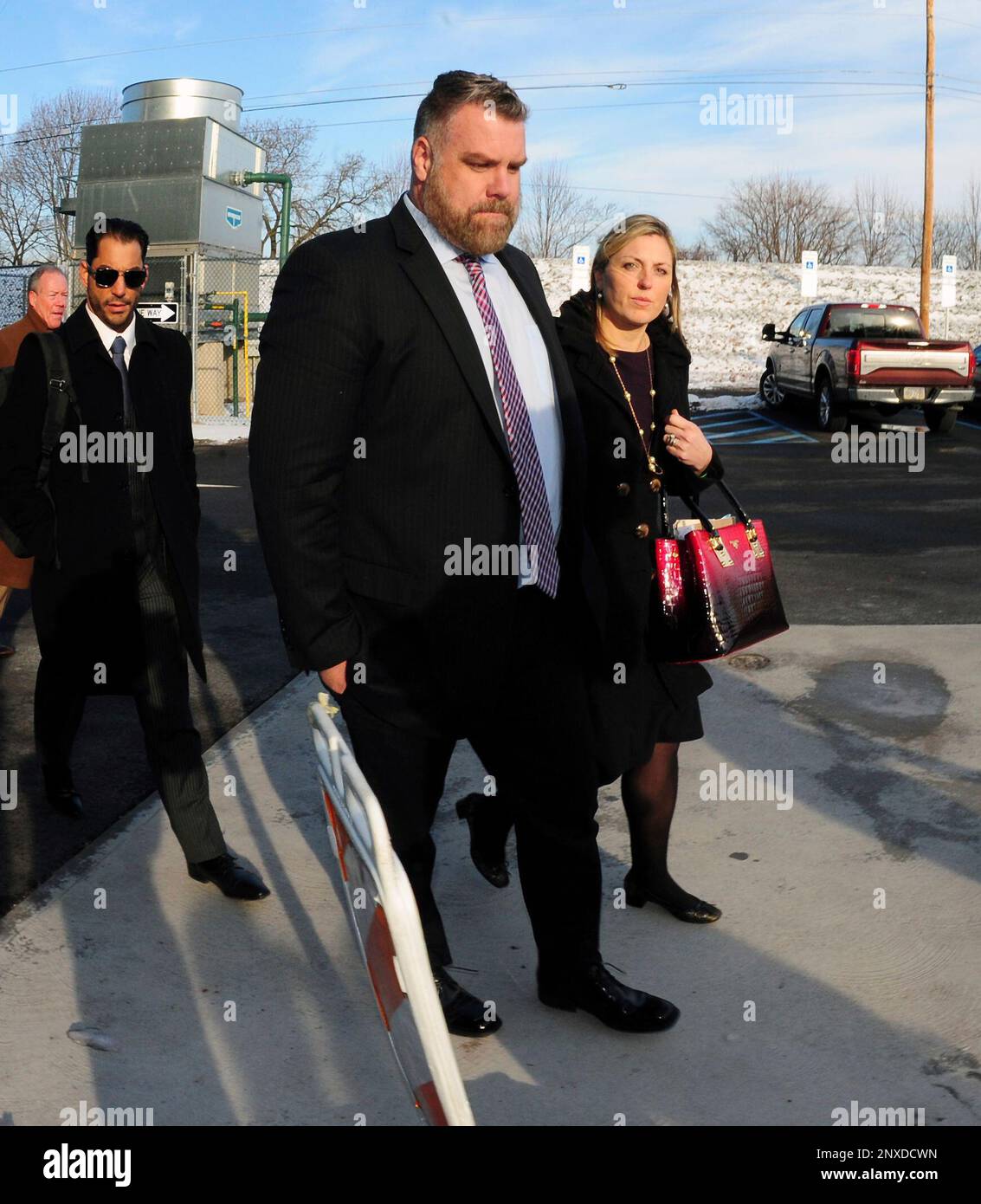 Pennsylvania State Representative Tarah Toohil, right, with her husband ...