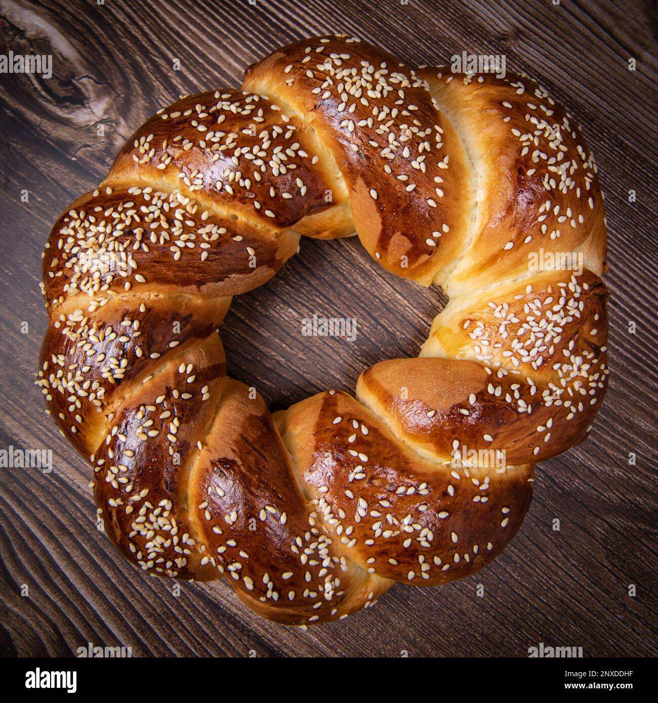 Sesame Milk Bread in a Crown Stock Photo - Alamy