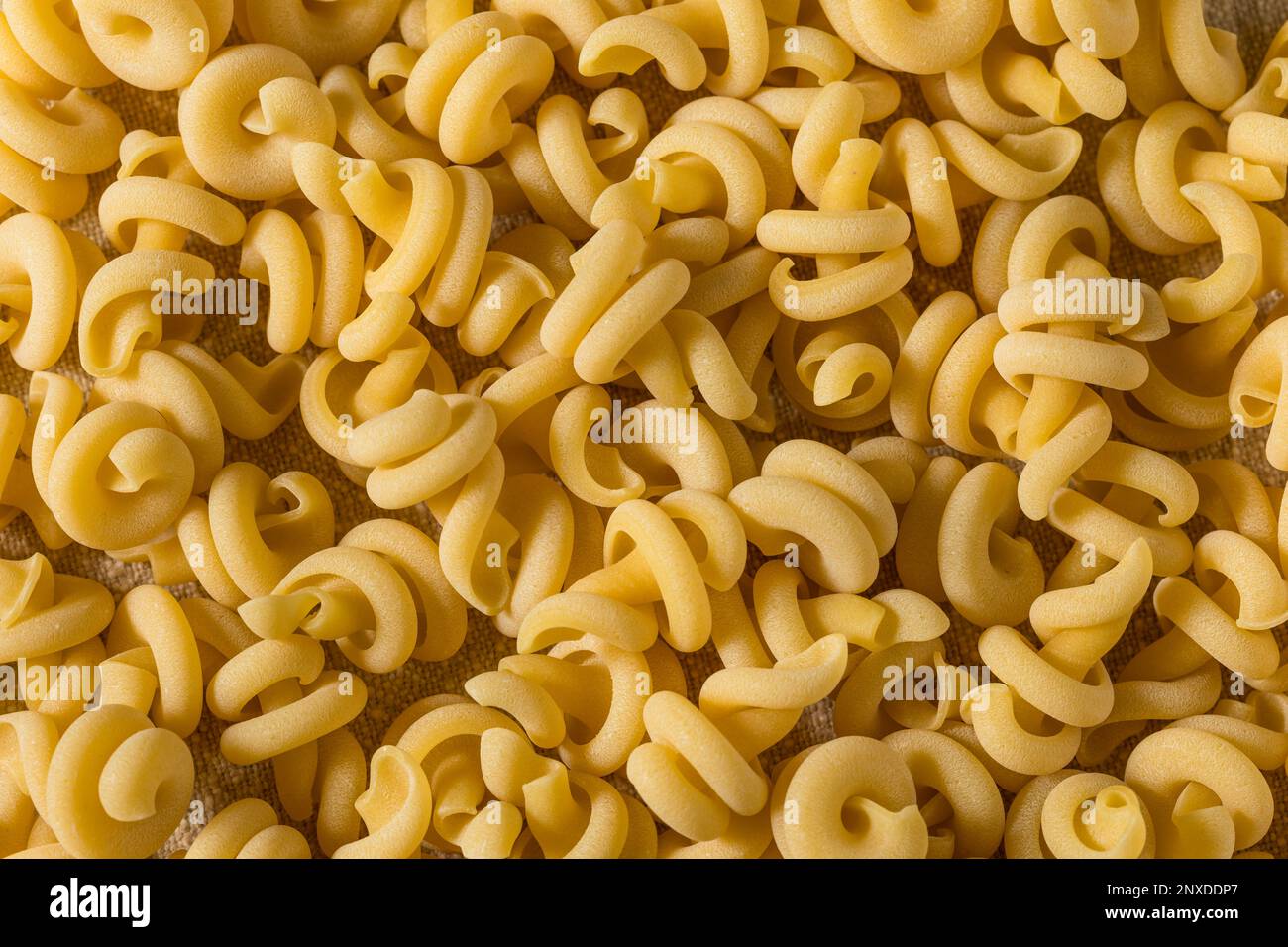 Homemade Dry Trottole Pasta in a Bowl Stock Photo - Alamy