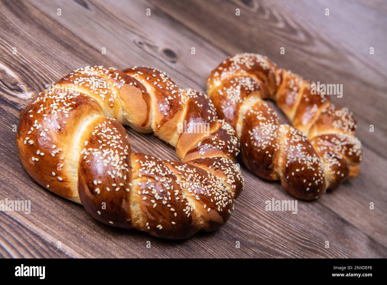 Sesame Milk Bread in a Crown Stock Photo - Alamy
