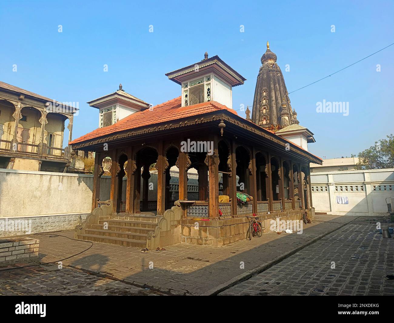 30 February 2023, Nageshwar Shiv temple in Phaltan, Satara, India Stock ...