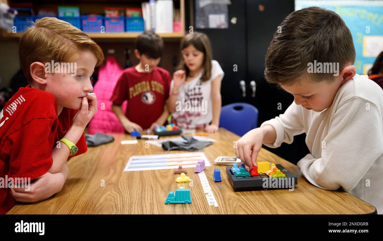 In this Jan. 25, 2018 photo, from left, Will Strickler, Ben Kirby, Kate ...