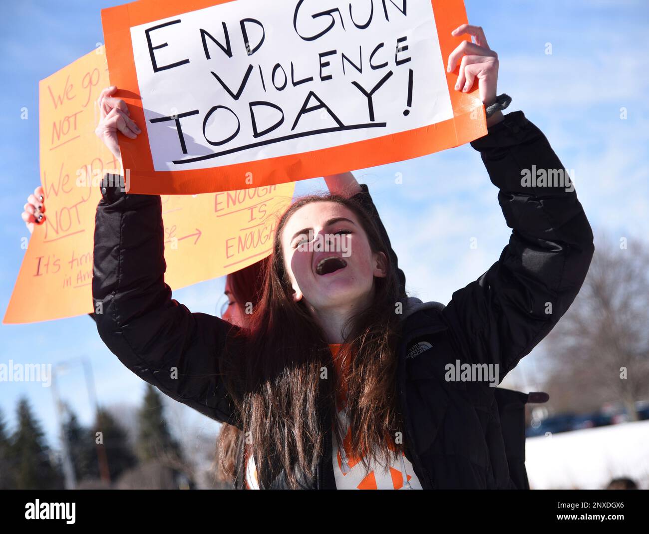 Stevenson High School senior Tessa Simon, one of the organizers for the ...