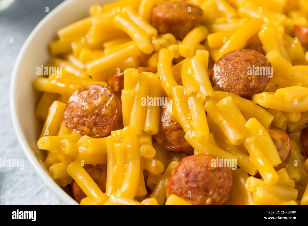 Hot dog macaroni hi-res stock photography and images - Alamy