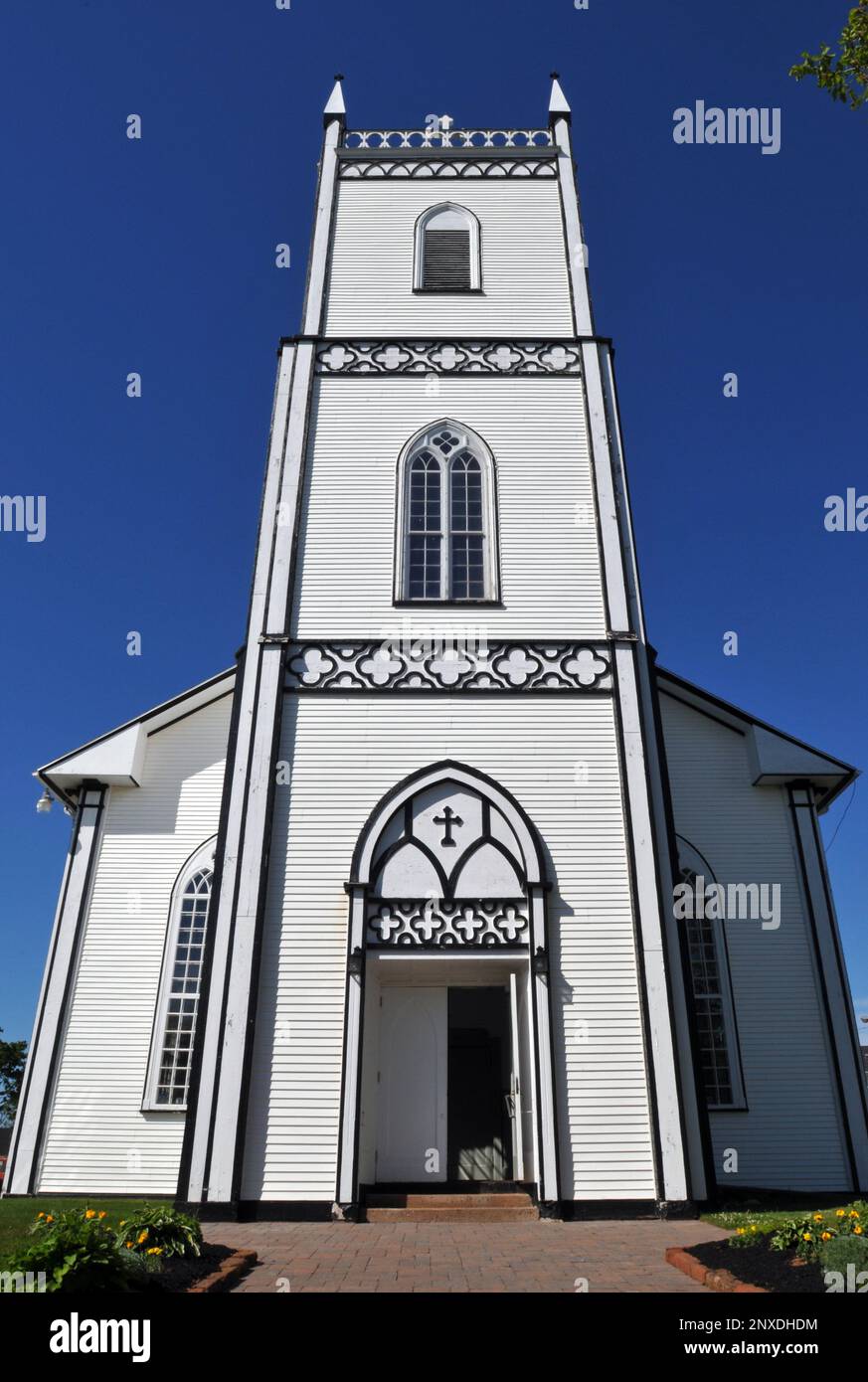Dating from 1838, the landmark St. Augustine's church in South Rustico ...