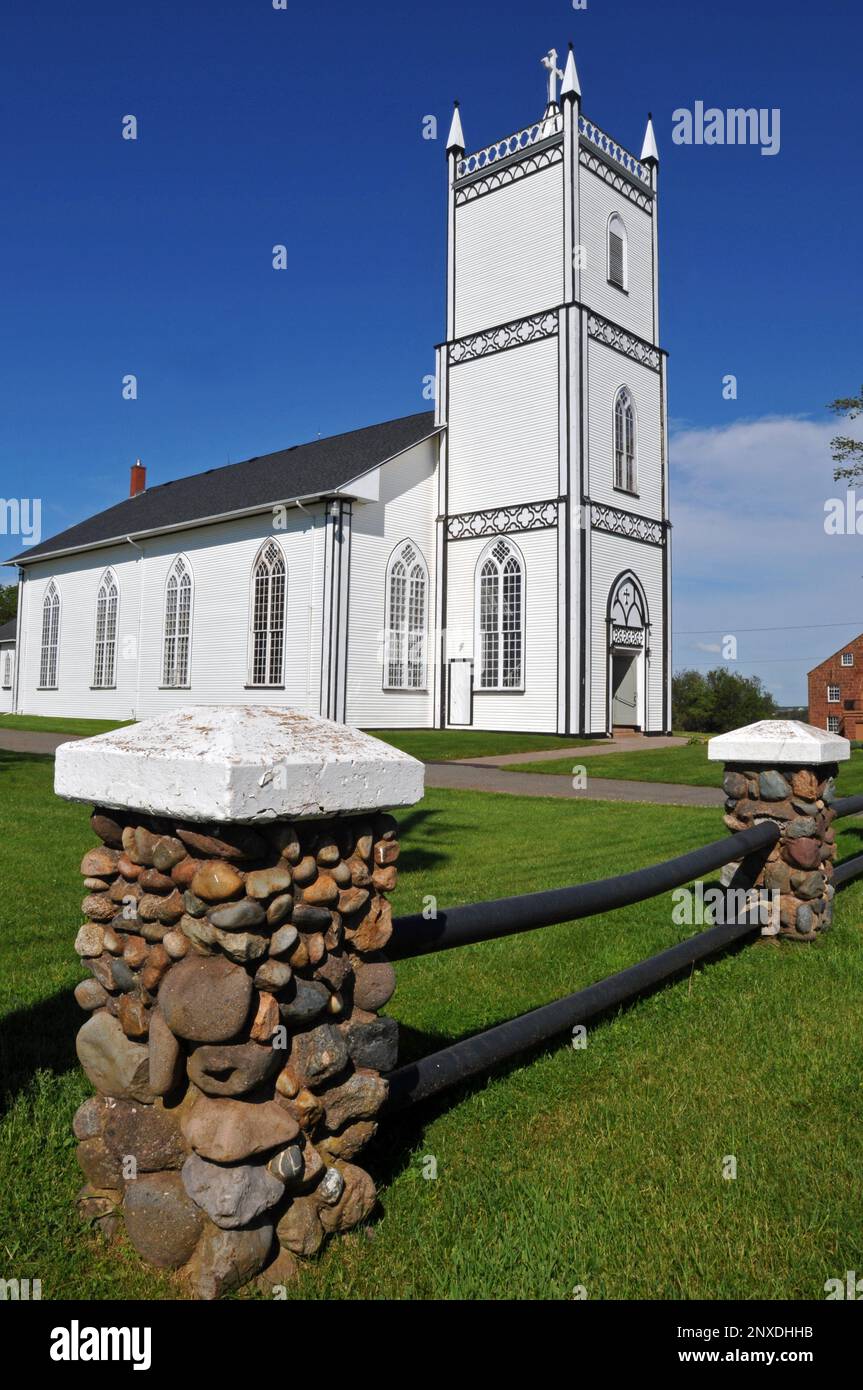 Dating from 1838, the landmark St. Augustine's church in South Rustico ...