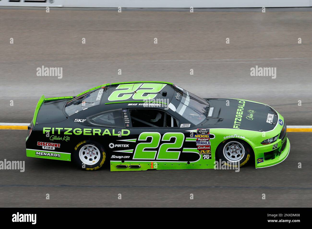 Brad Keselowski, Team Penske, Ford Mustang Fitzgerald Glider Kits ...