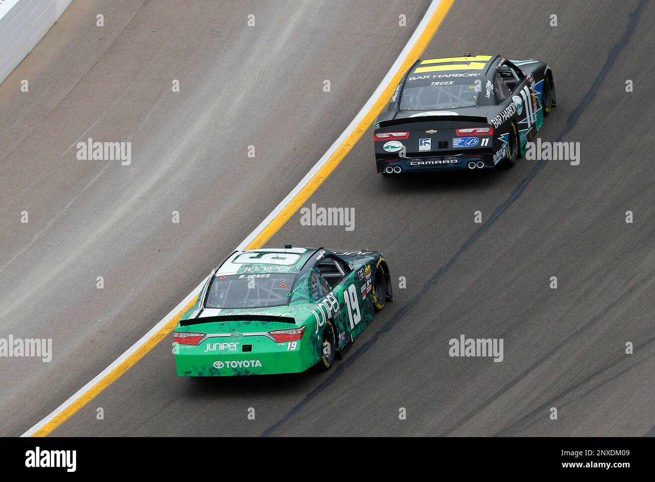 Ryan Truex (11) and Brandon Jones (19) during the NASCAR Xfinity DC ...