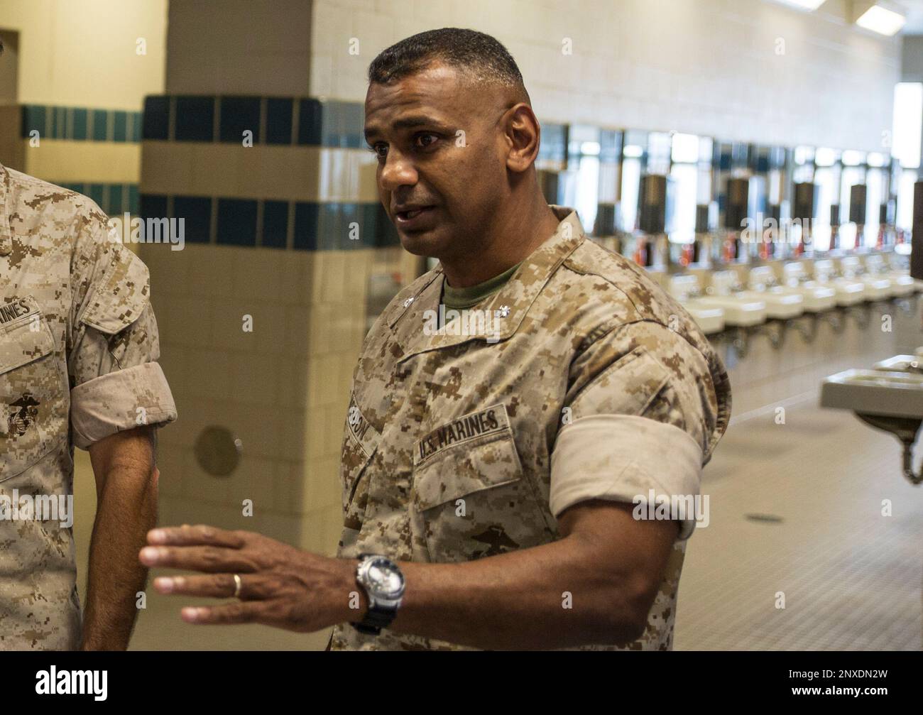 This Oct. 9, 2014, photo provided by the Marine Corps shows Lt. Col ...