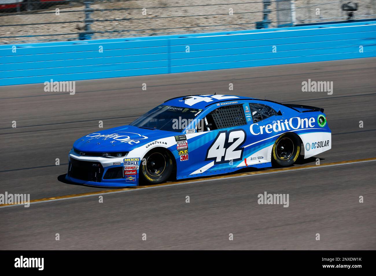 Kyle Larson (42) during the Monster Energy NASCAR Cup Series ...