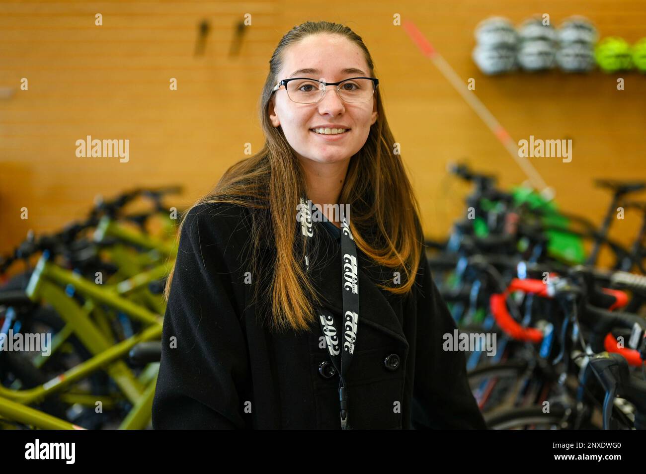 Terrah Rodriguez, Project SEARCH graduate, poses for a photo at ...