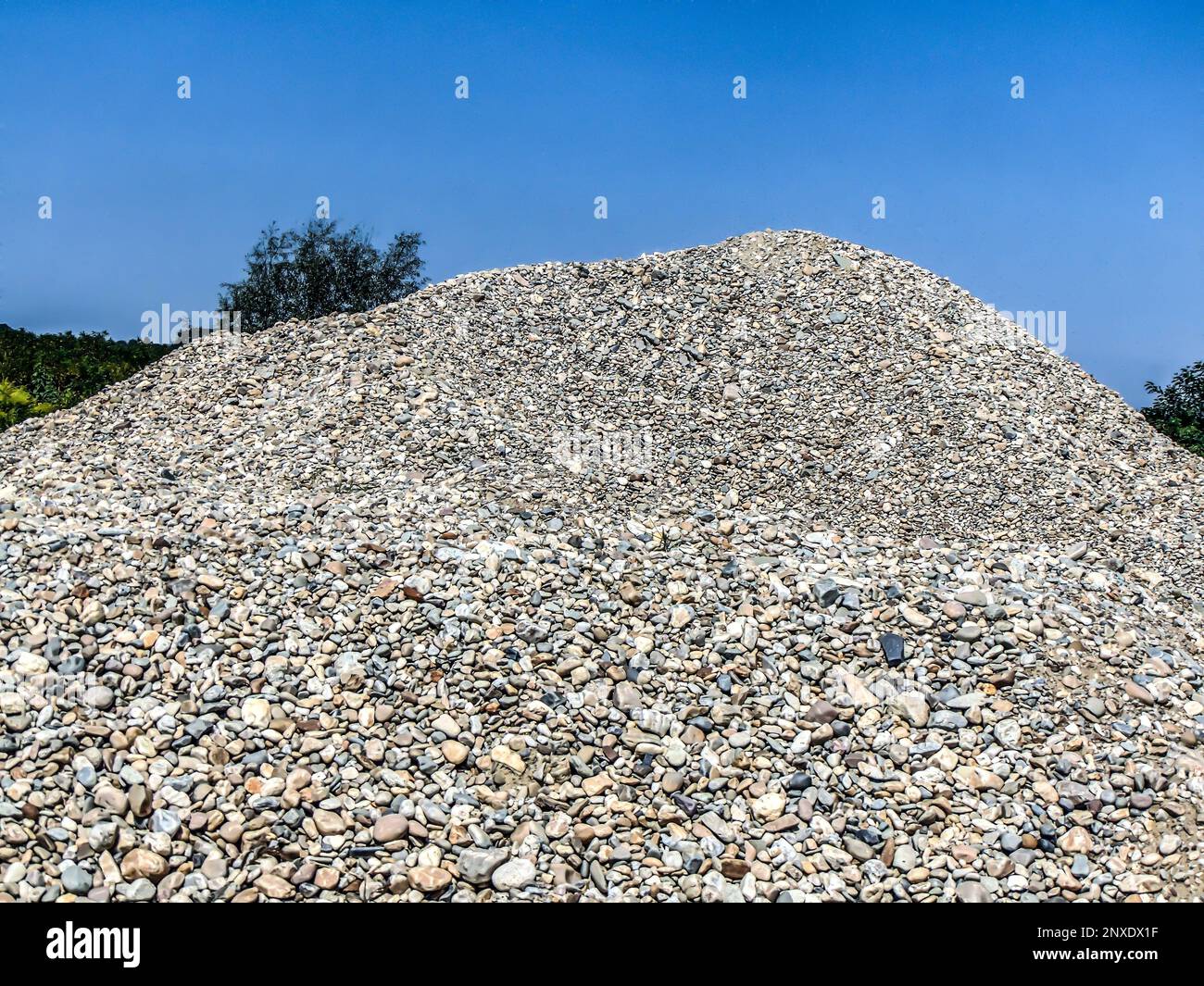 pile of gravel in Romania Stock Photo - Alamy