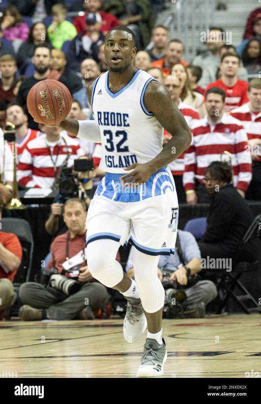 WASHINGTON, DC - MARCH 11: Rhode Island Rams guard Jared Terrell (32 ...