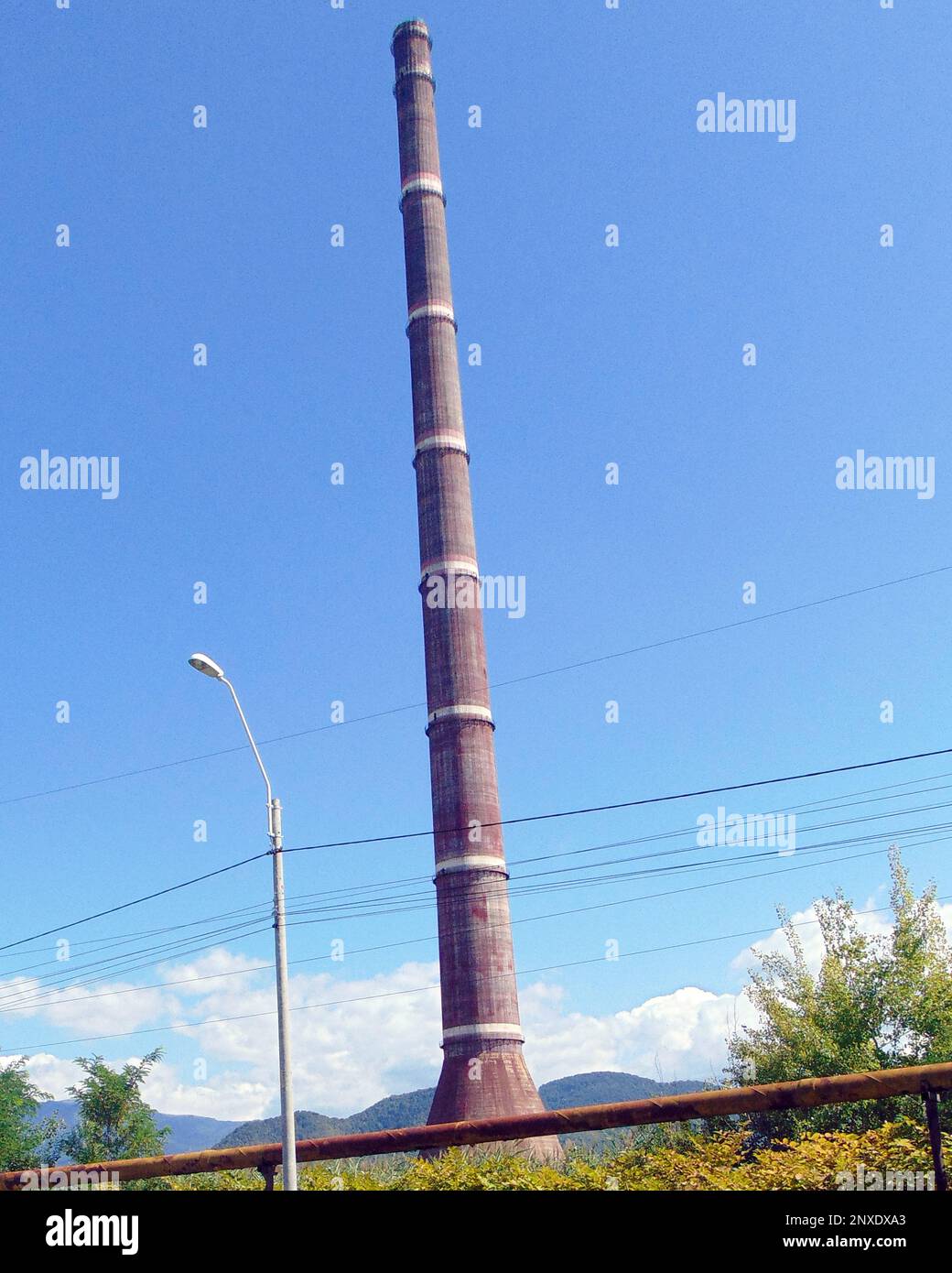 Old industrial tower in Baia Mare city, Romania. Turnul Combinat Stock ...
