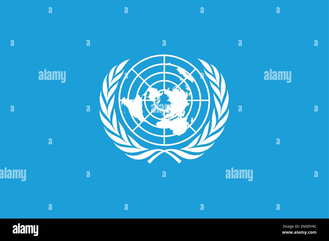 Flag of the United Nations Stock Photo - Alamy