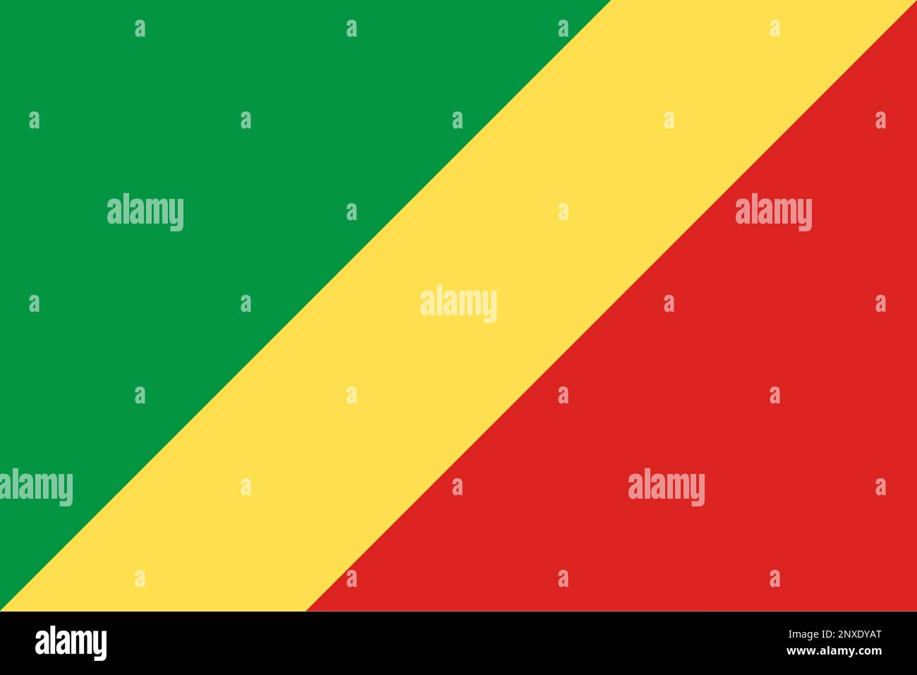 National flag of the Republic of the Congo Stock Photo - Alamy