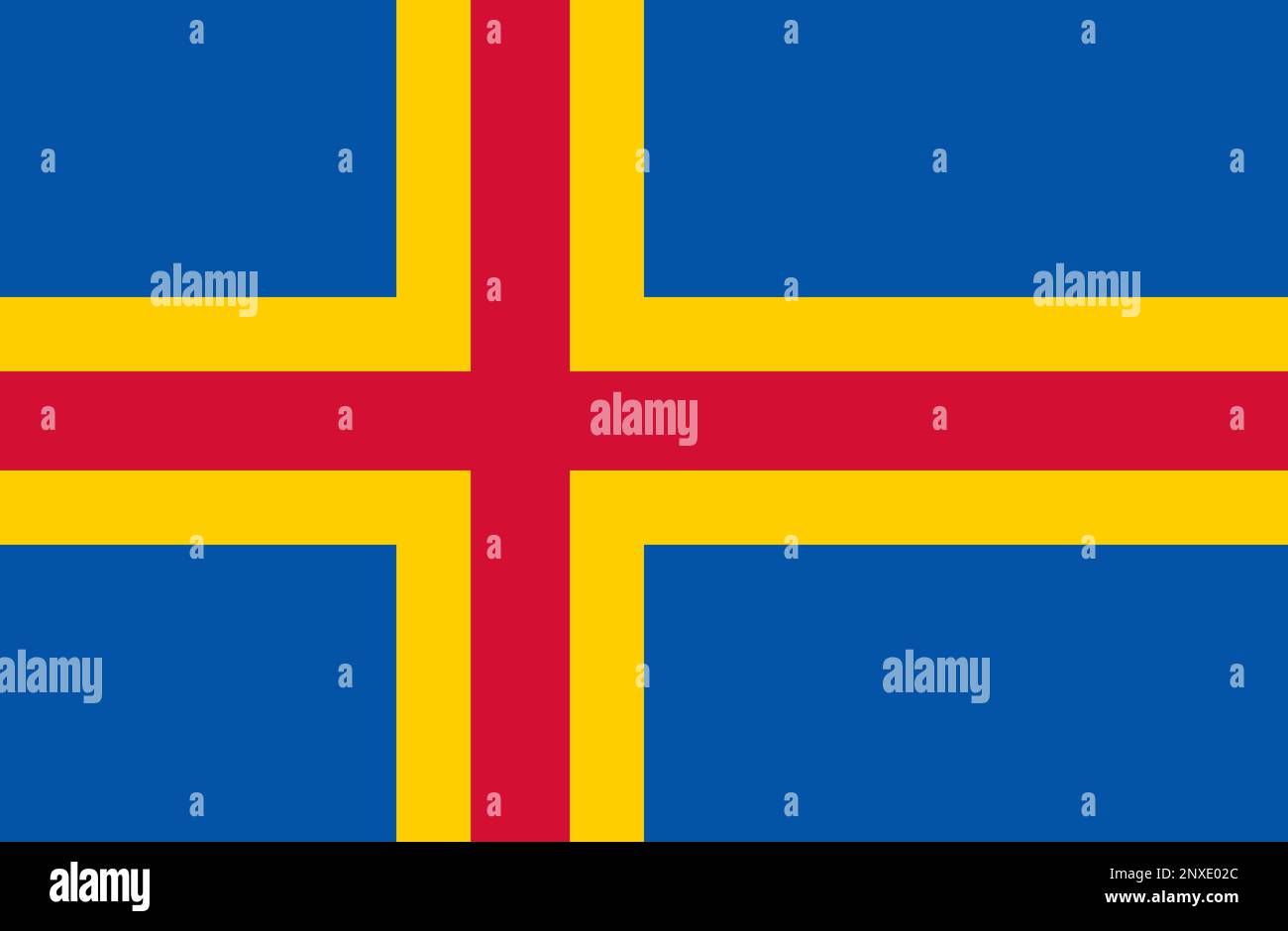 Flag of the Aland Islands Stock Photo - Alamy Flag of the Aland Islands Stock Photo - Alamy