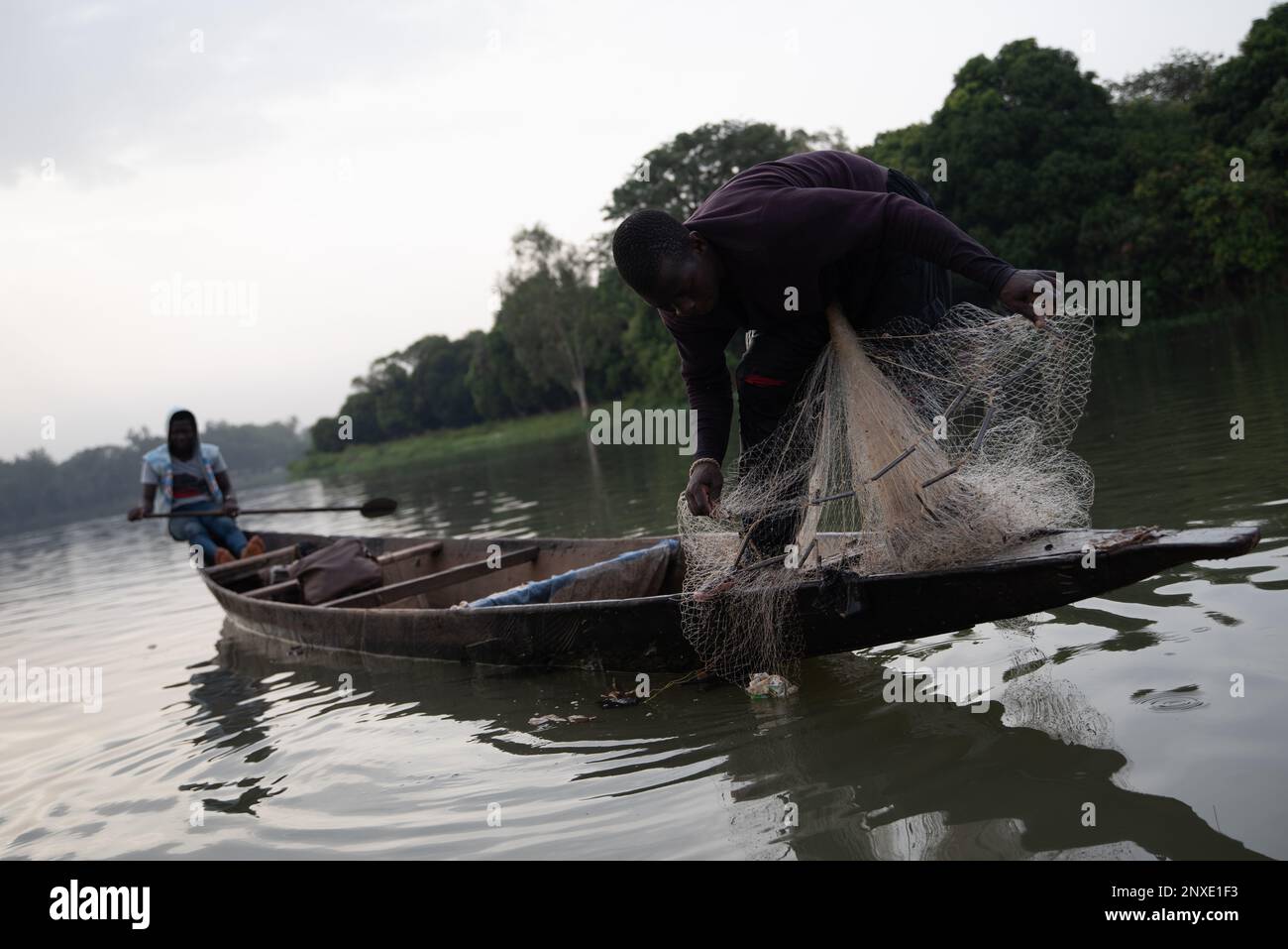 Nicolas Remene / Le Pictorium - Fishing and suffocation of the Niger ...