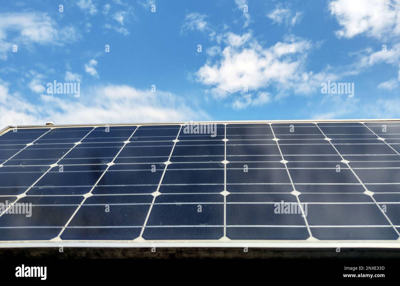 Power solar panel. alternative clean green energy concept Stock Photo ...
