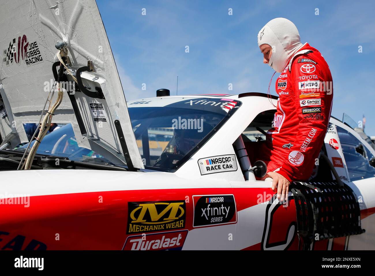 Christopher Bell (20) during practice for the NASCAR Xfinity Series DC ...
