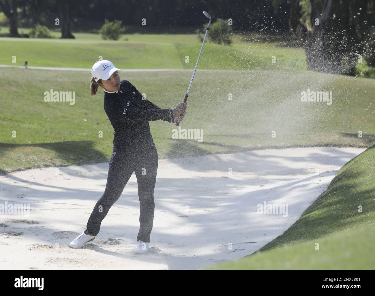 Golfer Tiffany Chan Tsz-ching at Hong Kong Golf Club in Fanling ...