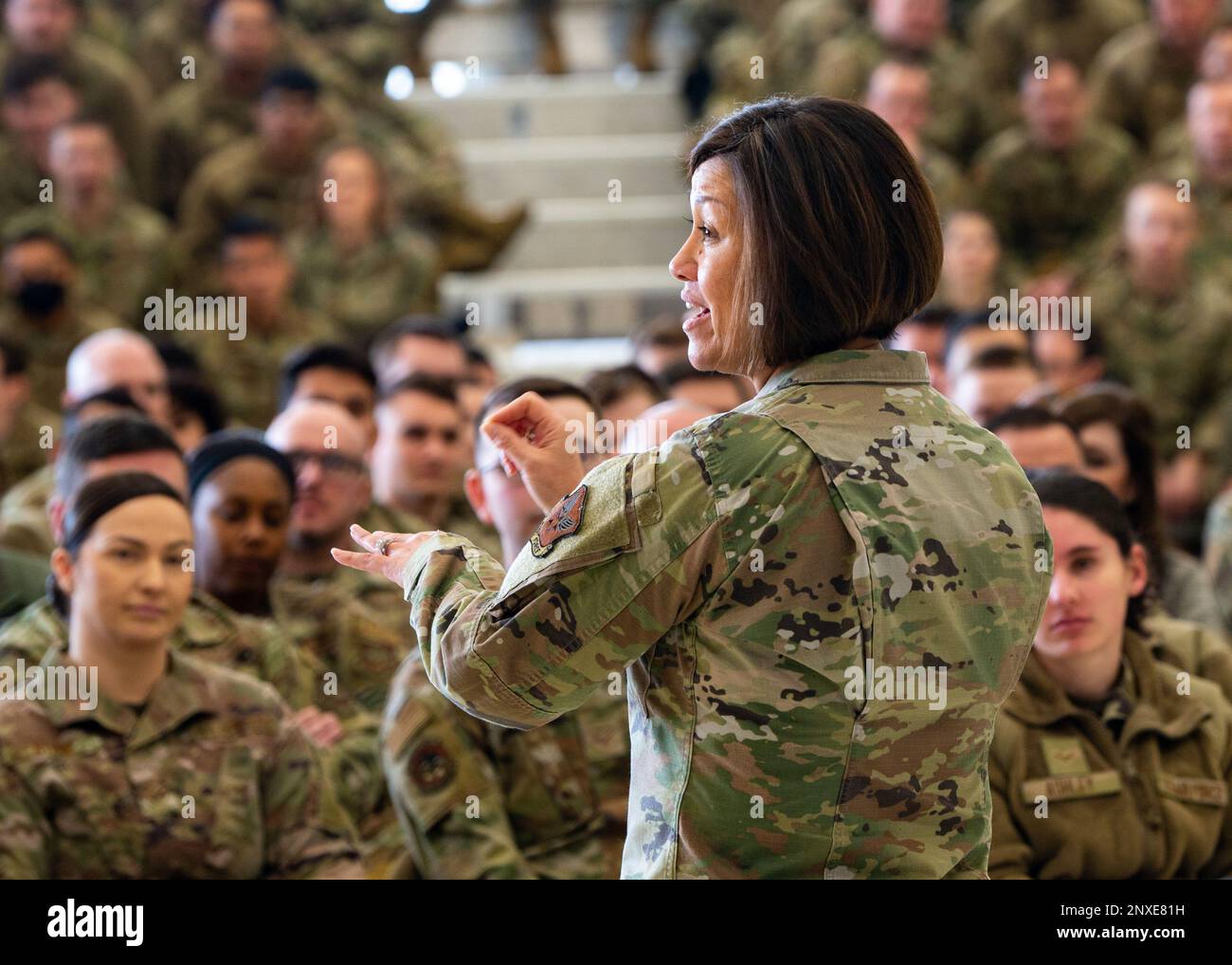Chief Master Sergeant of the Air Force JoAnne S. Bass speaks about her ...
