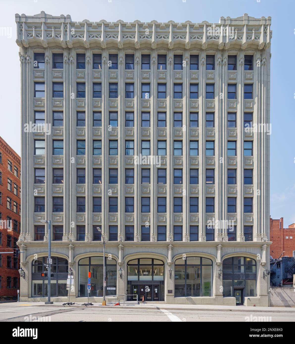 Pittsburgh Downtown: 412 Boulevard of the Allies, is a stone and brick ...