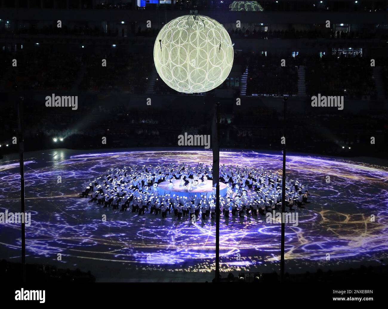 An opening ceremony of the PyeongChang Paralympic Winter Games is held ...