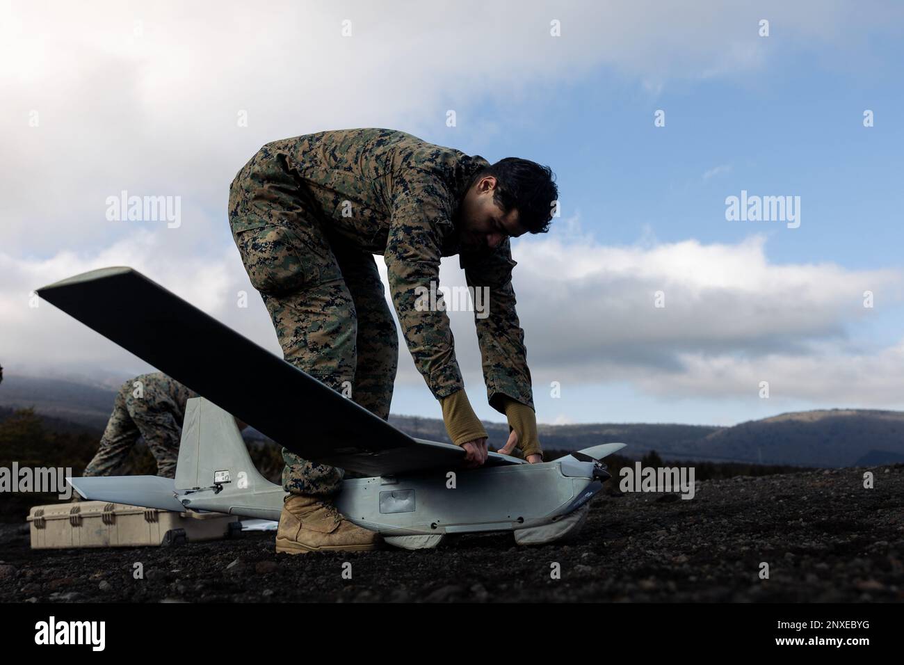 U.S. Marine Corps Lance Cpl. Eduardo Lopez, an intelligence specialist ...