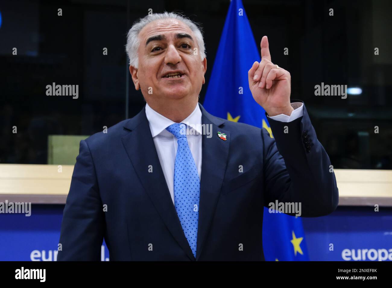 Reza pahlavi his son hi-res stock photography and images - Alamy
