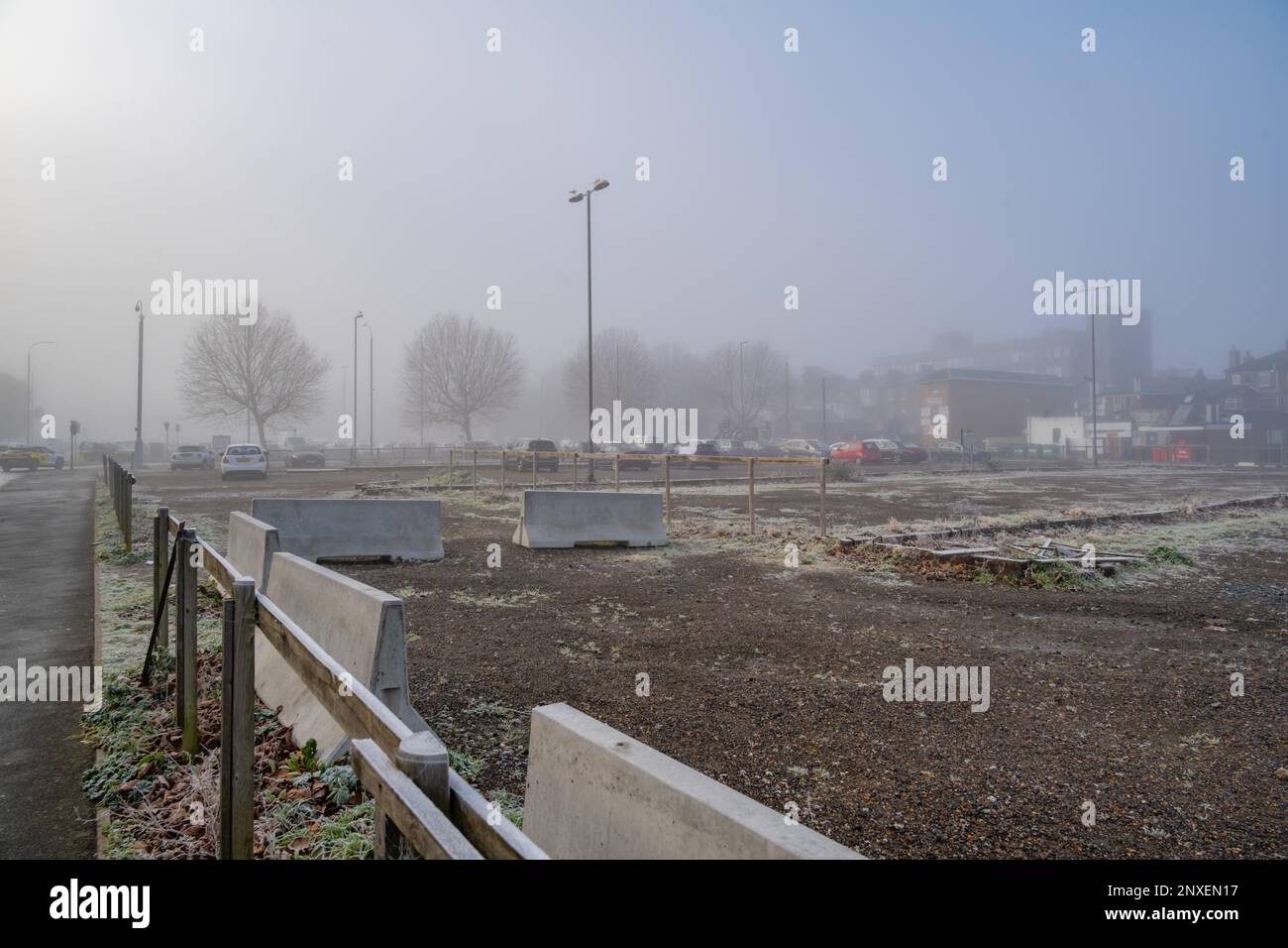 The Lord st car park in Gravesend Kent, before its redevelopment Stock ...