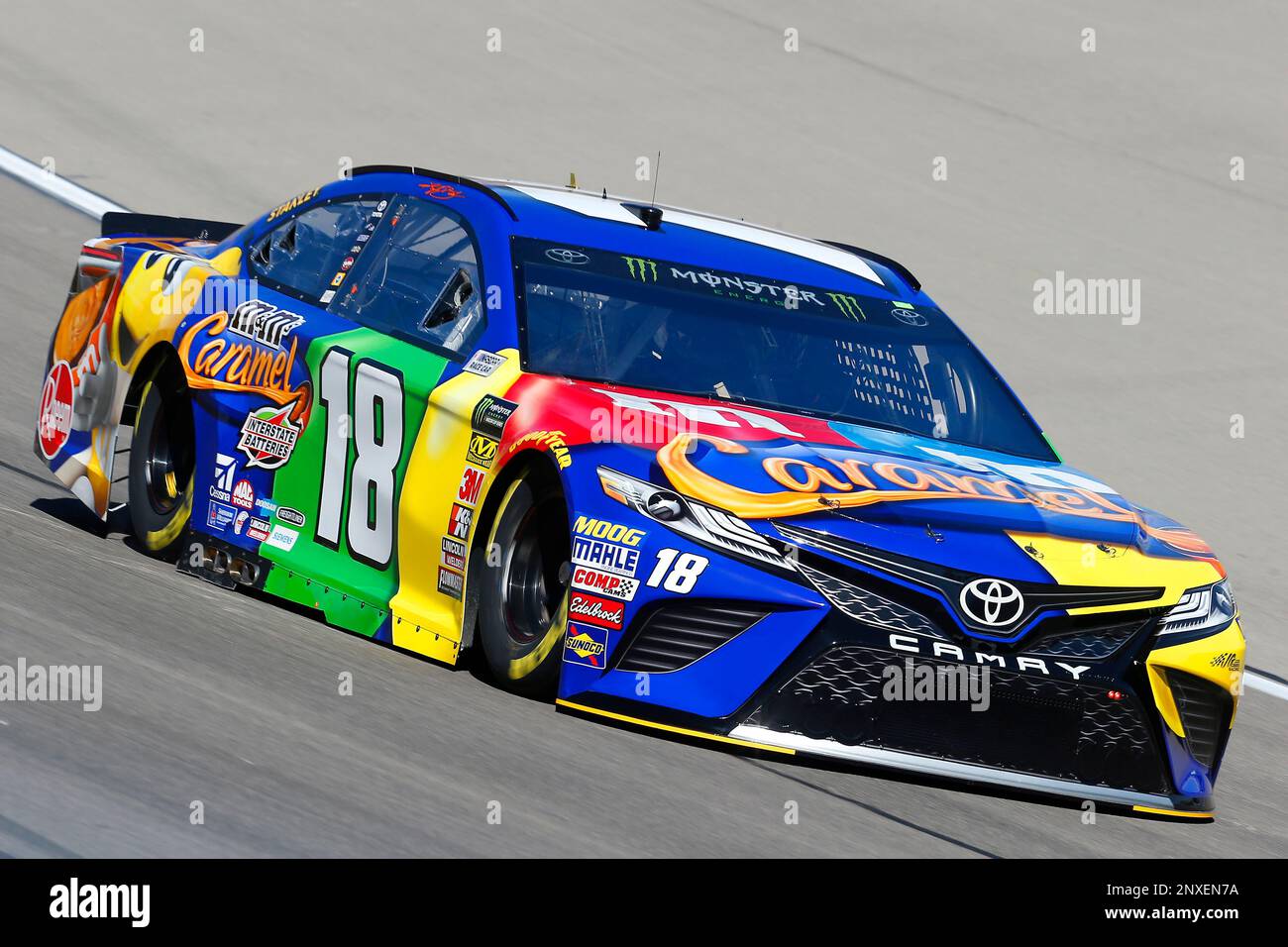 Kyle Busch, Joe Gibbs Racing, Toyota Camry M&M's Caramel during ...