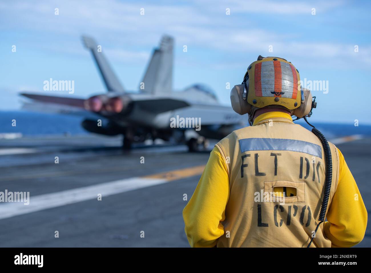 230220-N-DU622-1045 PHILIPPINE SEA (Feb. 20, 2023) An F/A-18F Super ...