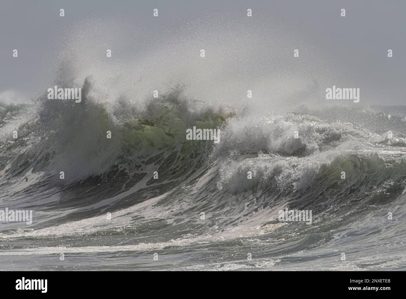 Wave texture under storm sky hi-res stock photography and images - Alamy