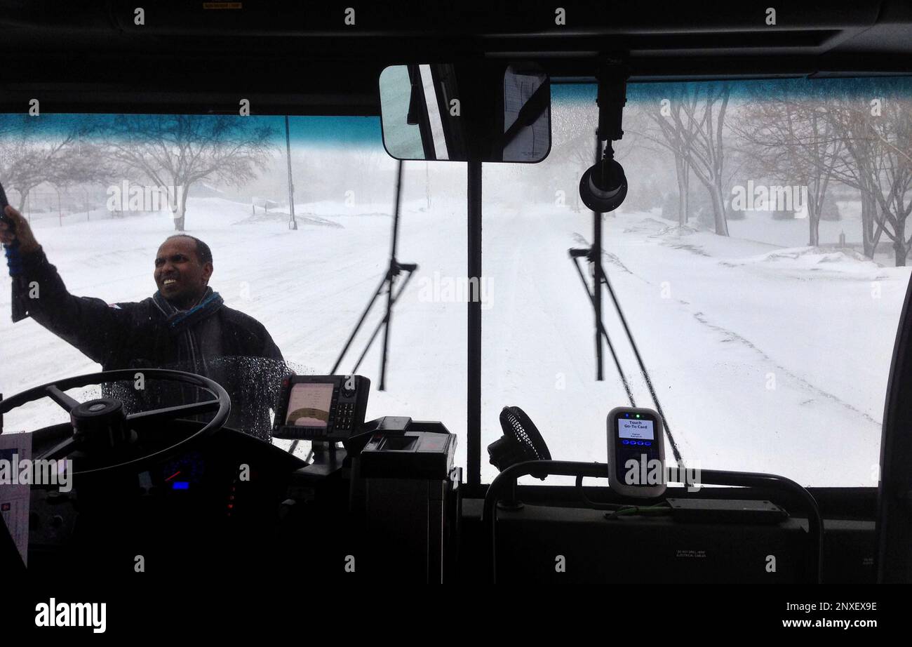 In this Monday, March 5, 2018 photo, Metro Transit bus driver Mumin ...