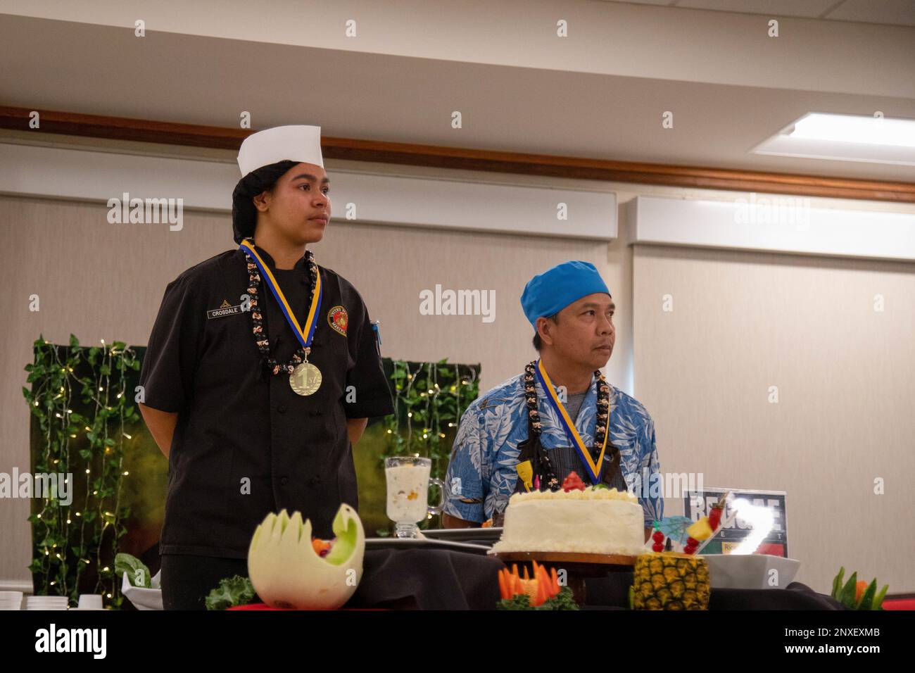 U.S. Marine Corps Lance Cpl. Anarosa Crosdale, food service specialist ...