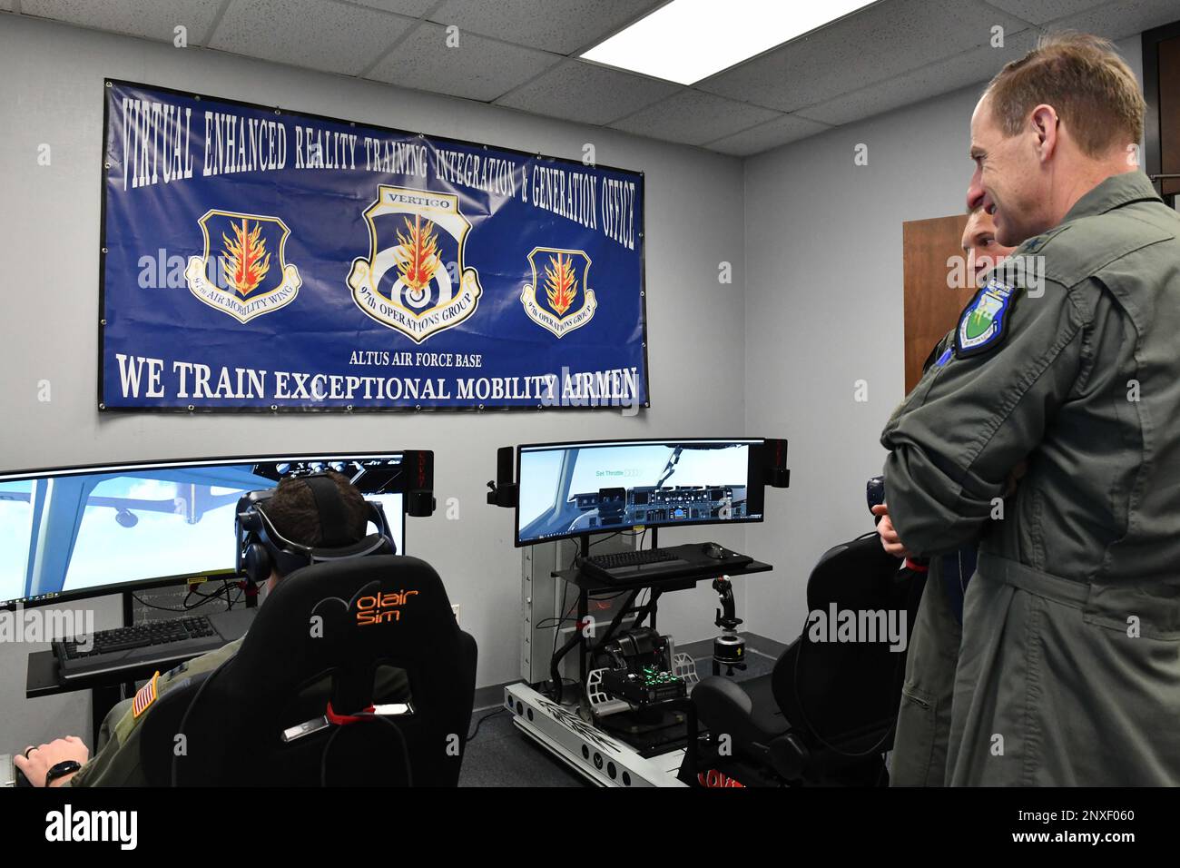 U.S. Air Force Maj. Gen. Corey Martin, 18th Air Force commander ...