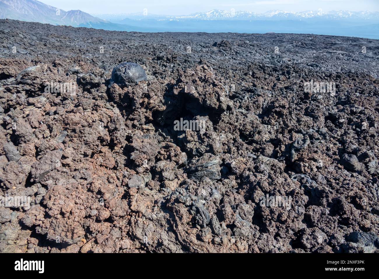 Extensive basalt fields (trappide) lava with fragmentary scoriae ...