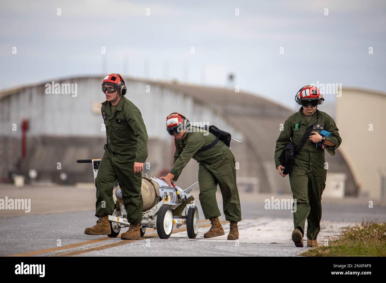U.S. Marines with Marine Fighter Attack Squadron (VMFA) 121 and VMFA ...