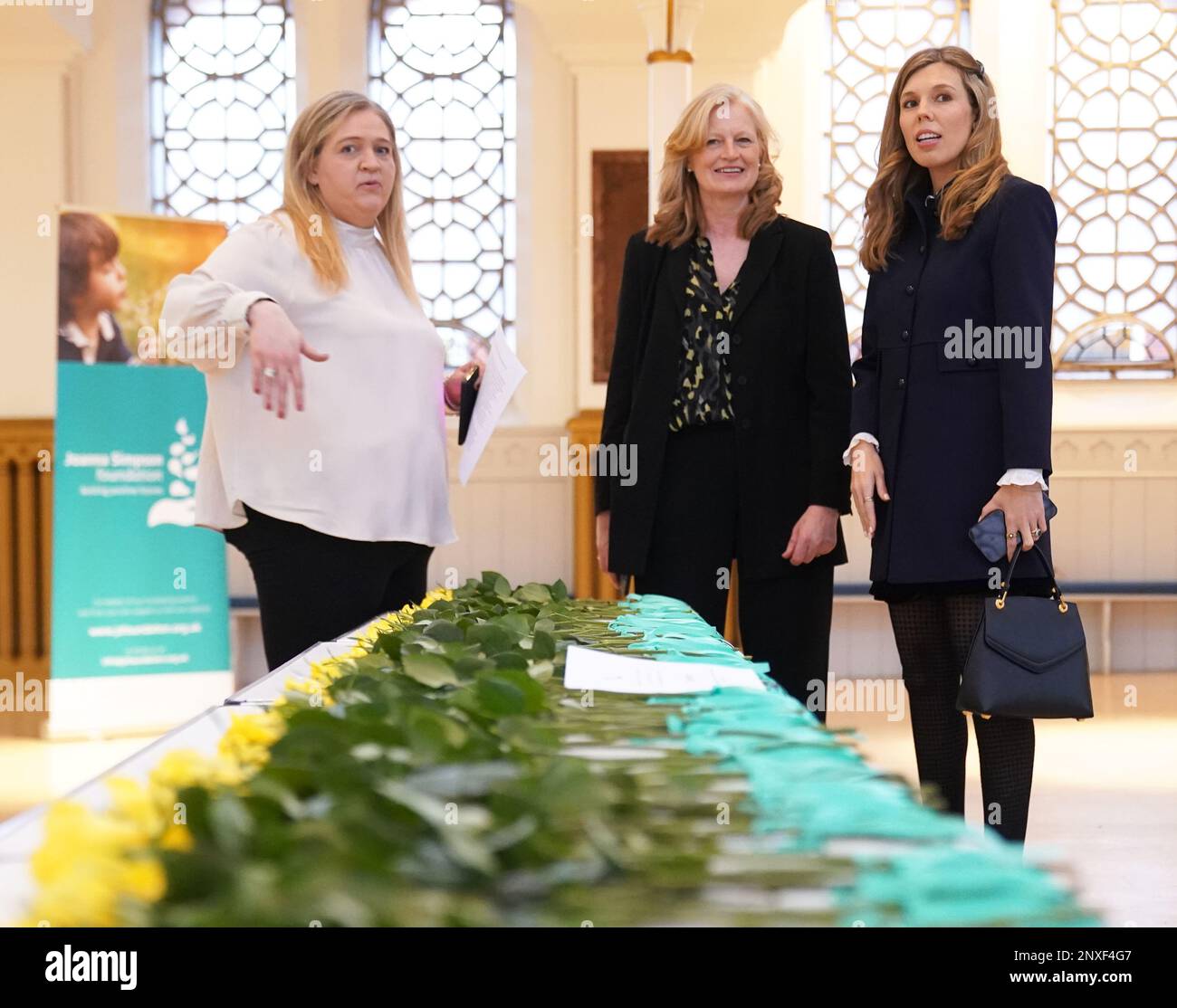 Carrie Johnson (right) and Joanna Simpson's friend Hetti Barkworth ...