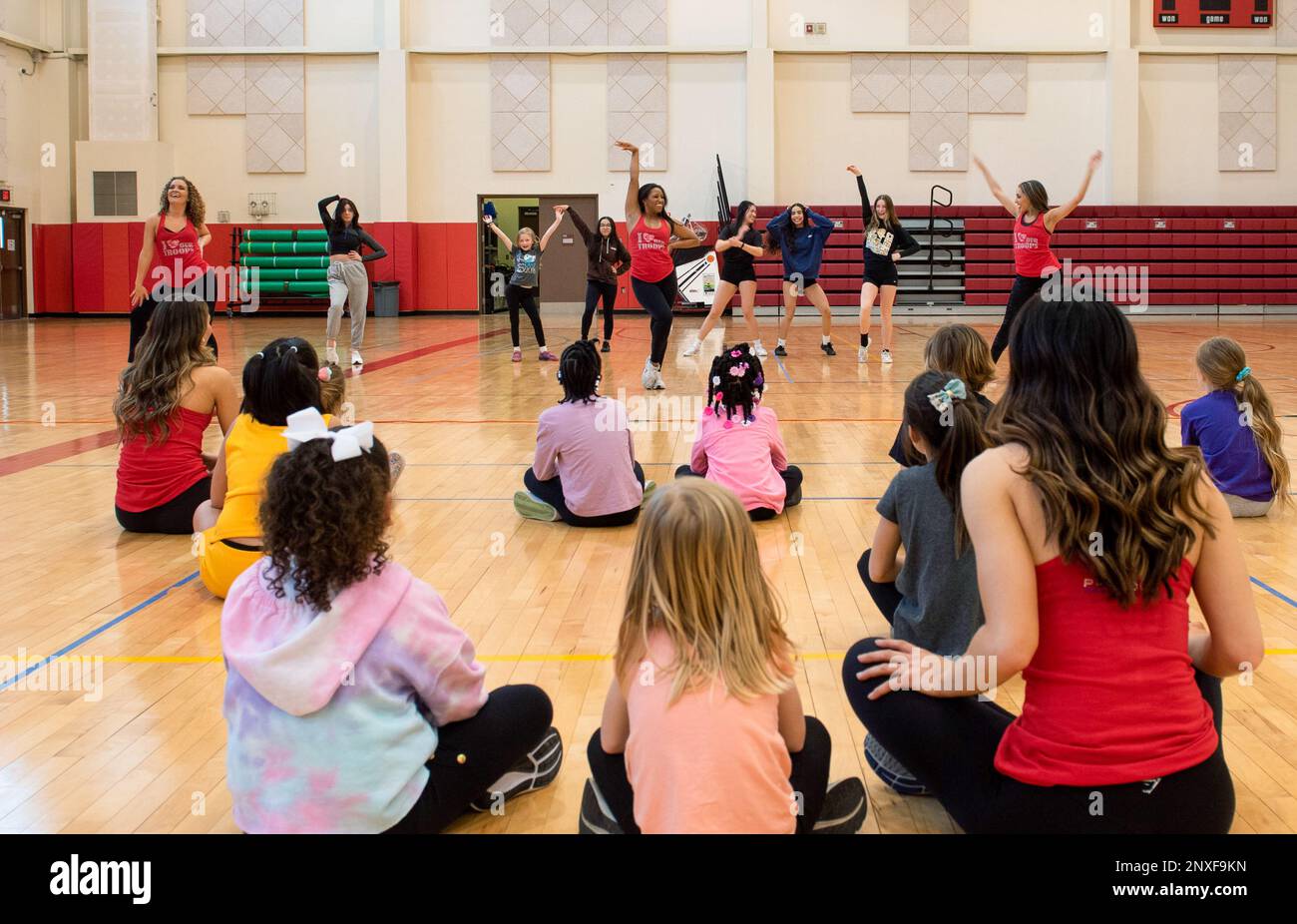 Cheerleaders from the Indianapolis Colts, Denver Broncos, and Atlanta ...