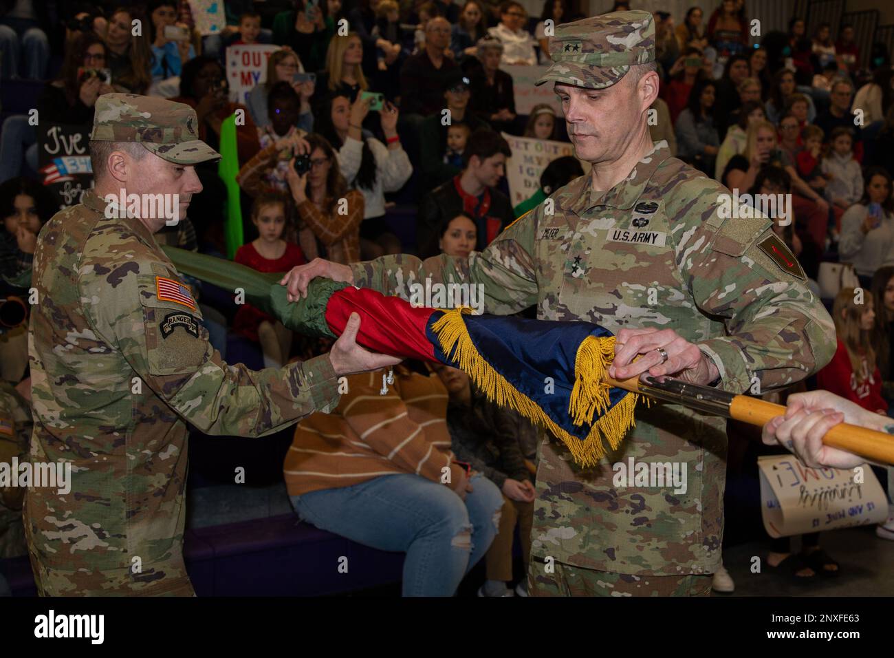 U.S. Army Maj. Gen. John V. Meyer III, the 1st Infantry Division commanding general and Command ...