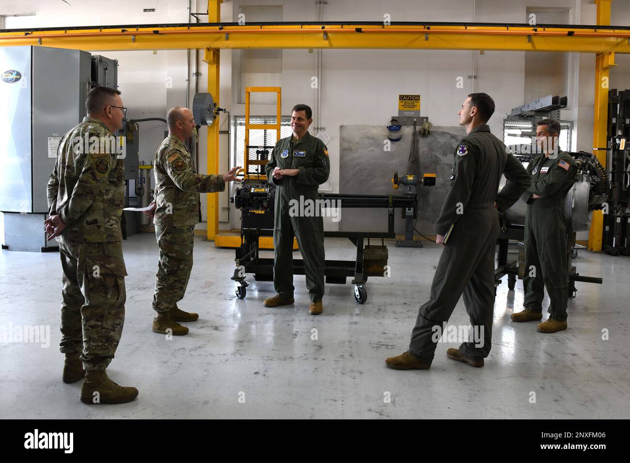From right:U.S. Air Force Brig. Gen. Steven Butow, commander ...