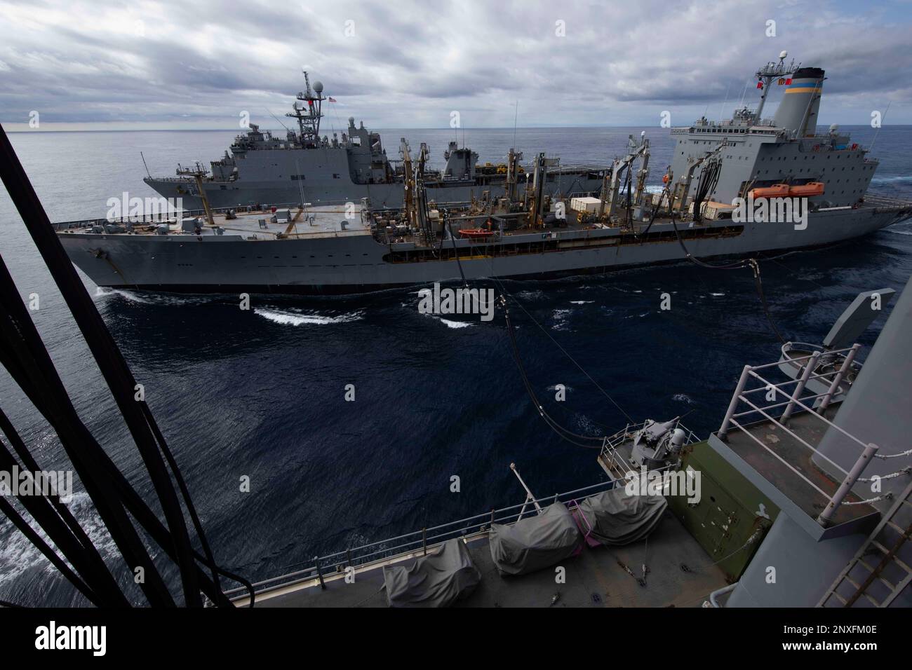 ATLANTIC OCEAN (Jan. 31, 2023) Wasp-class amphibious assault ship USS ...